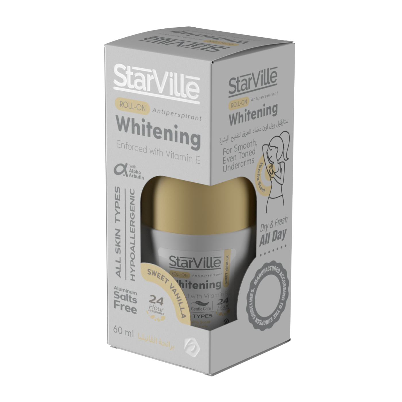 Starville Whitening Roll on Sweet Vanilla 60 ml
