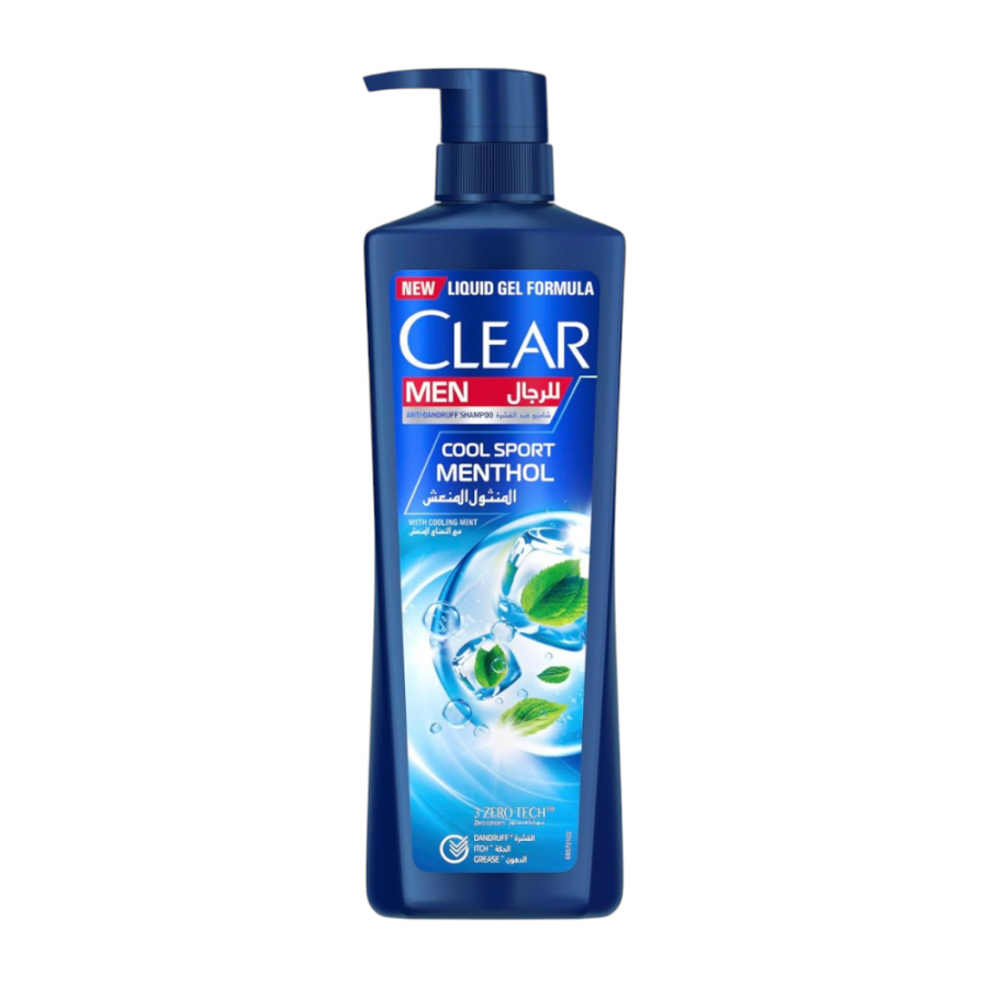 CLEAR Cool Sport Menthol anti dandruff Shampoo 700ml