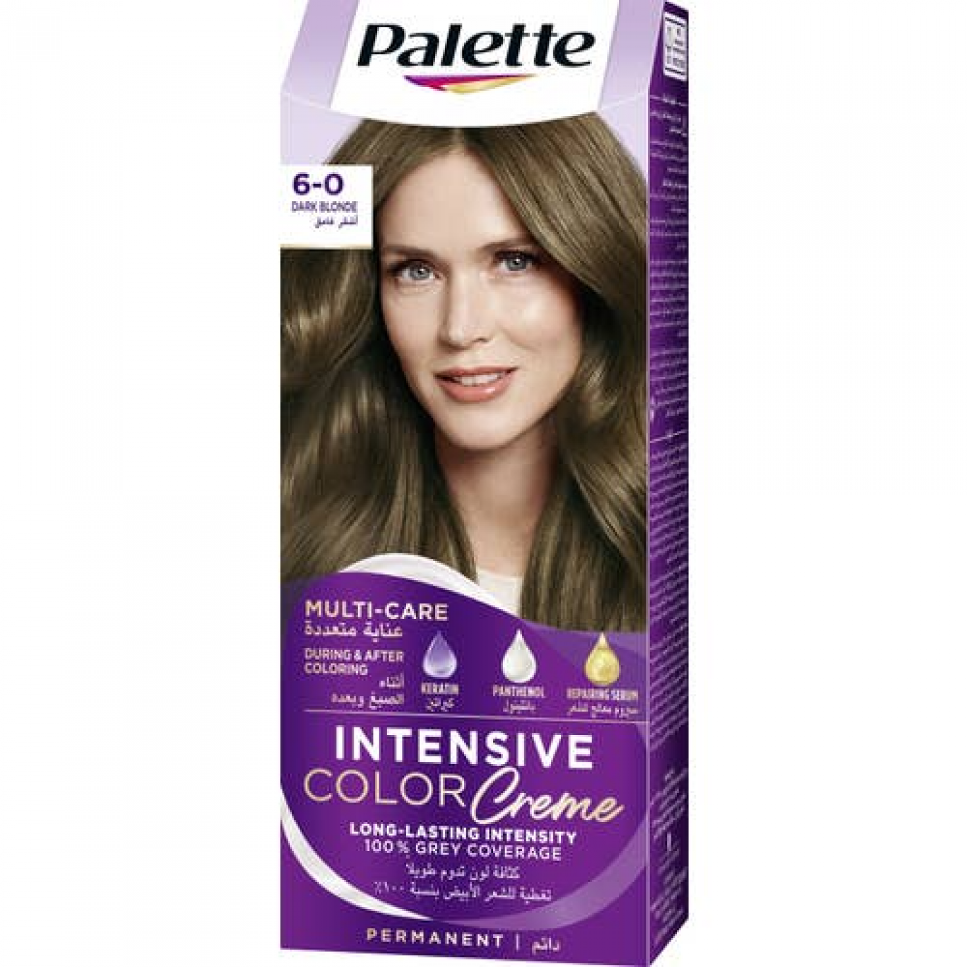 Palette Intensive Color Creme Hair Color 6-0 Dark Blonde