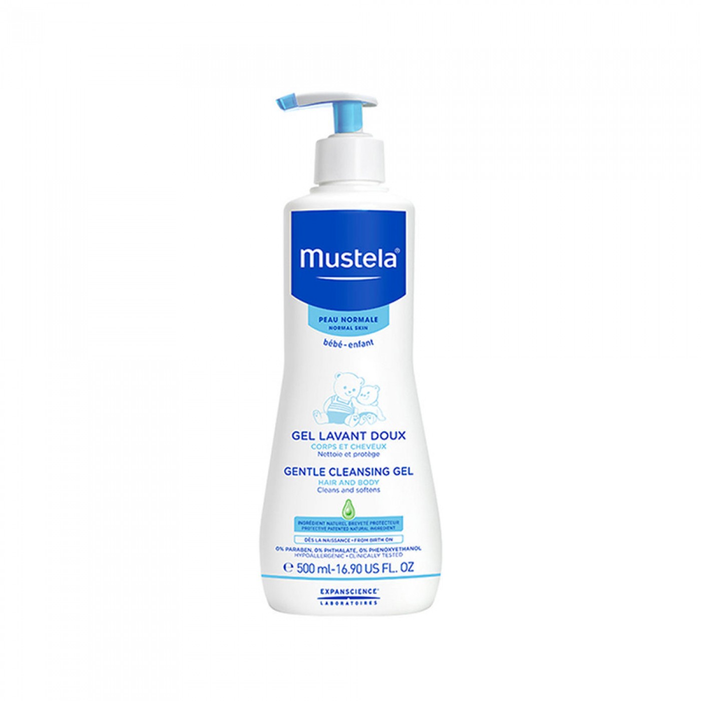 Mustela Bebe Dermo Cleansing gel 500 ml
