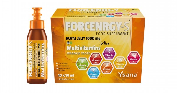 Forcenrgy - S Royal Jelly 1000 mg With Multi Vitamin - Orange Taste 10 ...