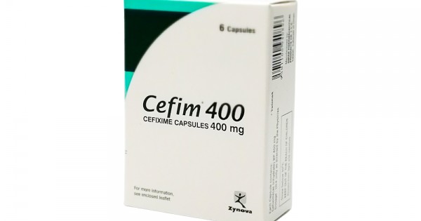 CEFIM 400MG CAP 6'S