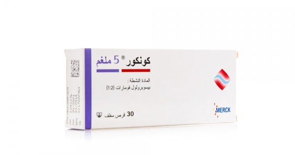 CONCOR 5MG TAB 30'S