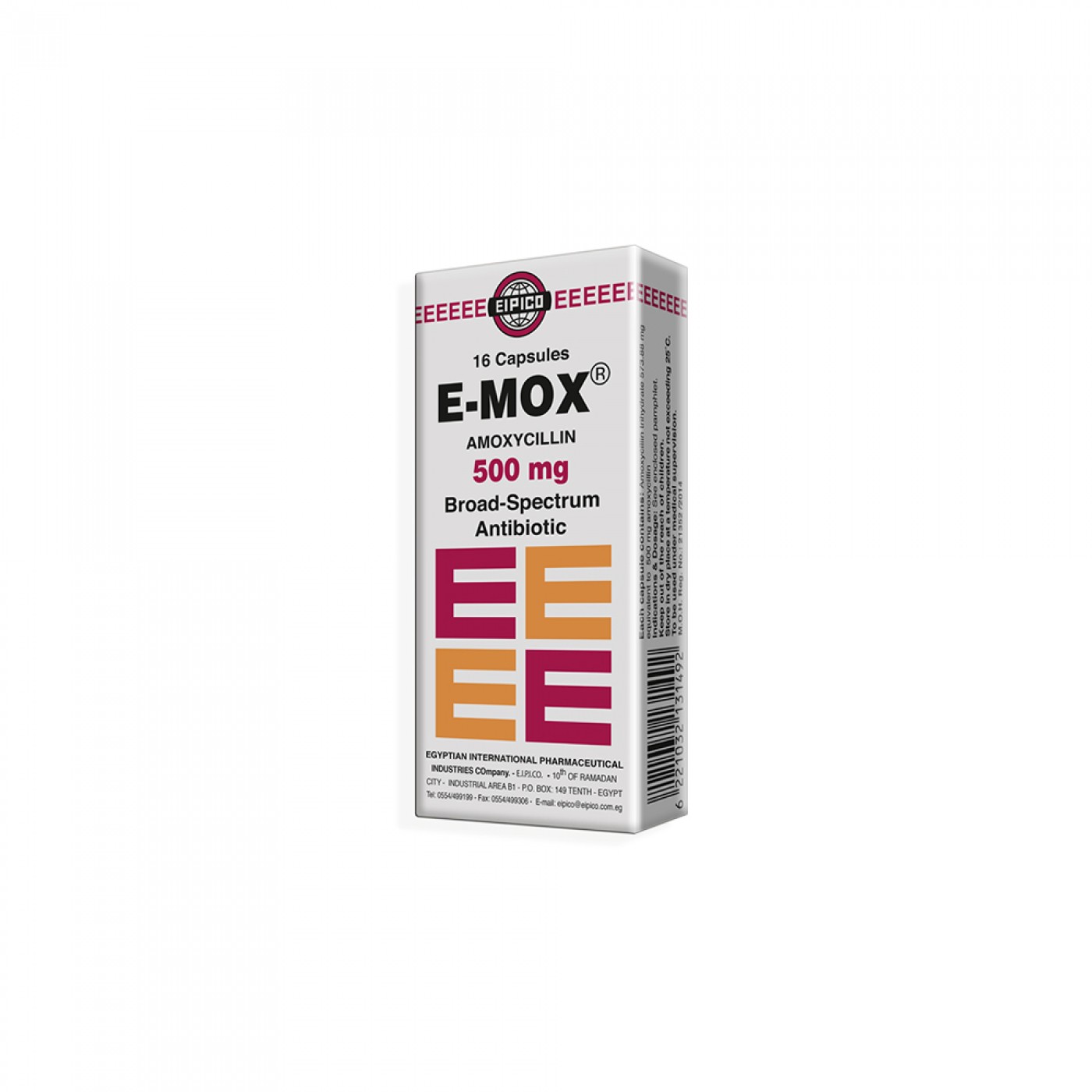 E-MOX 500MG CAP 16'S