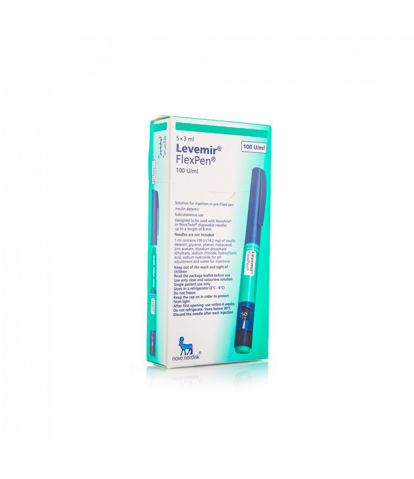 NOVORAPID FLEXPEN 100U 5X3ML