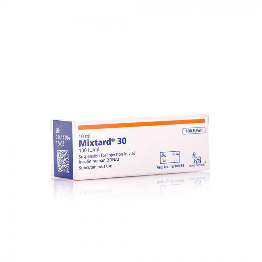 MIXTARD 30HM VIAL 10ML