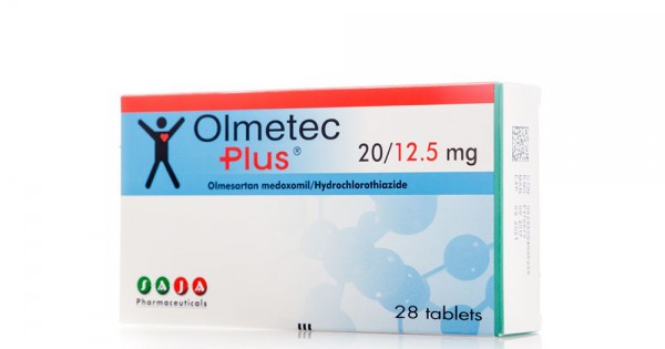 OLMETEC PLUS 20/12.5MG TAB 28'S