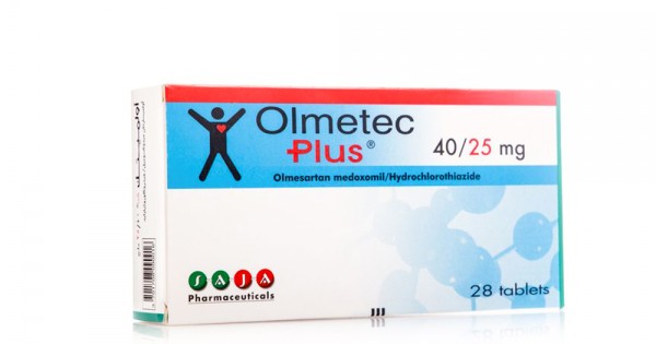 OLMETEC PLUS 40/25MG TAB 28'S