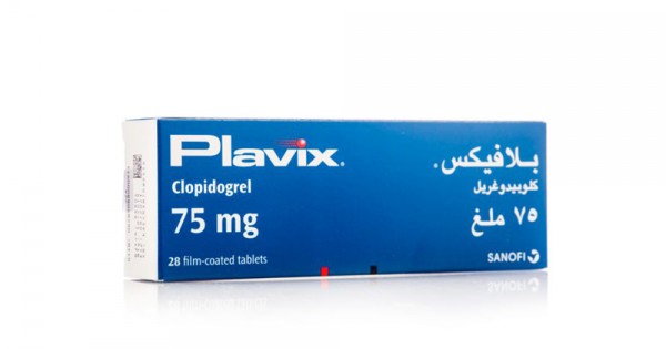 Plavix 75 mg Tablets 28's