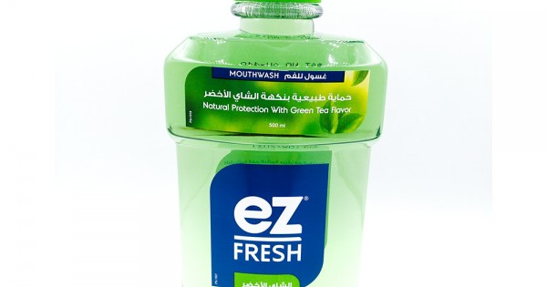 EZ-FRESH Mouth Wash Green Tea 500 ml