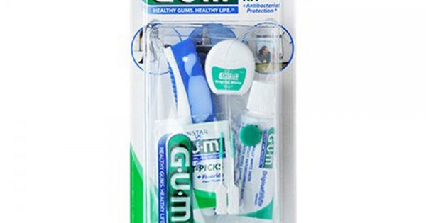 GUM TRAVEL KIT 156 ORG.WHITE