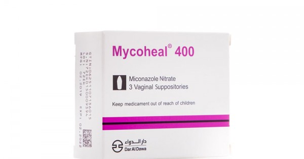 MYCOHEAL 400MG SUPP 3'S