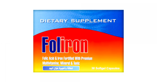 Foliron Capsules 30's