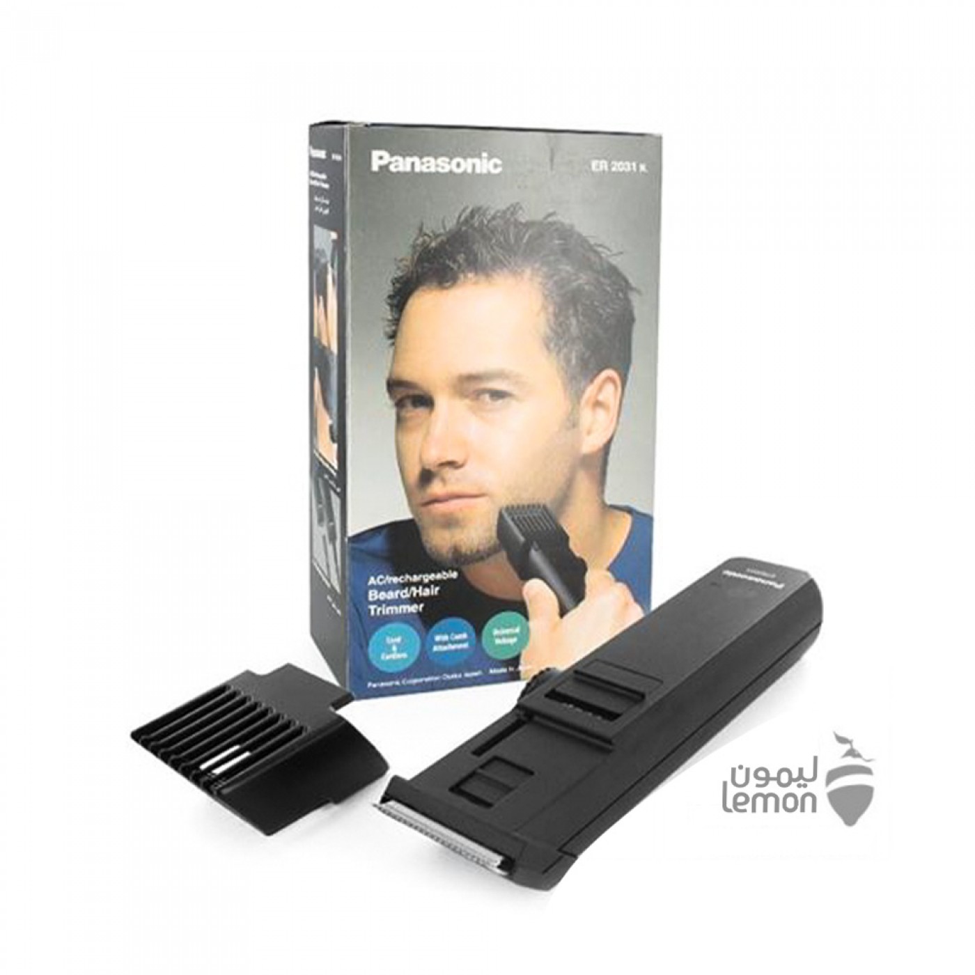 Panasonic Hair and Beard Trimmer for Men ER2031K