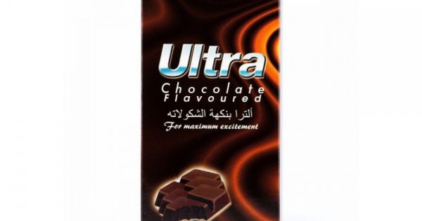 Ultra Chocolate Flavored Condoms, 12 Pieces