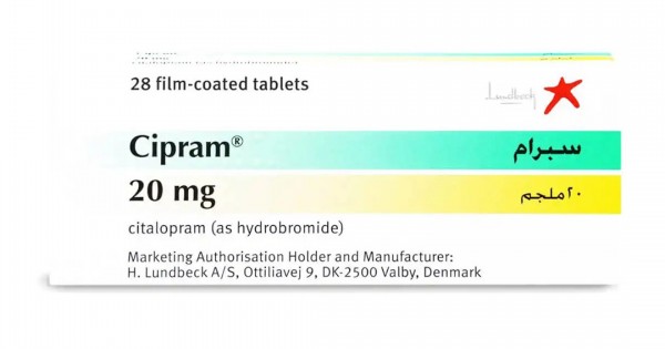 CIPRAM 20MG TAB 28'S