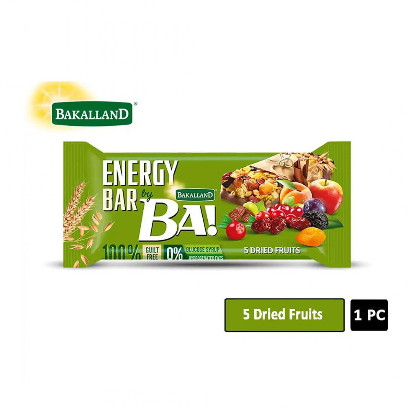 Bakalland Energy Bar With 5 dried fruits 40 g