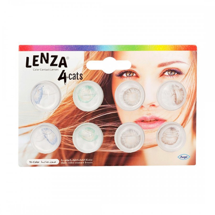 Lenza Beauty colored lenses Tricolor 4 Cats - Daily