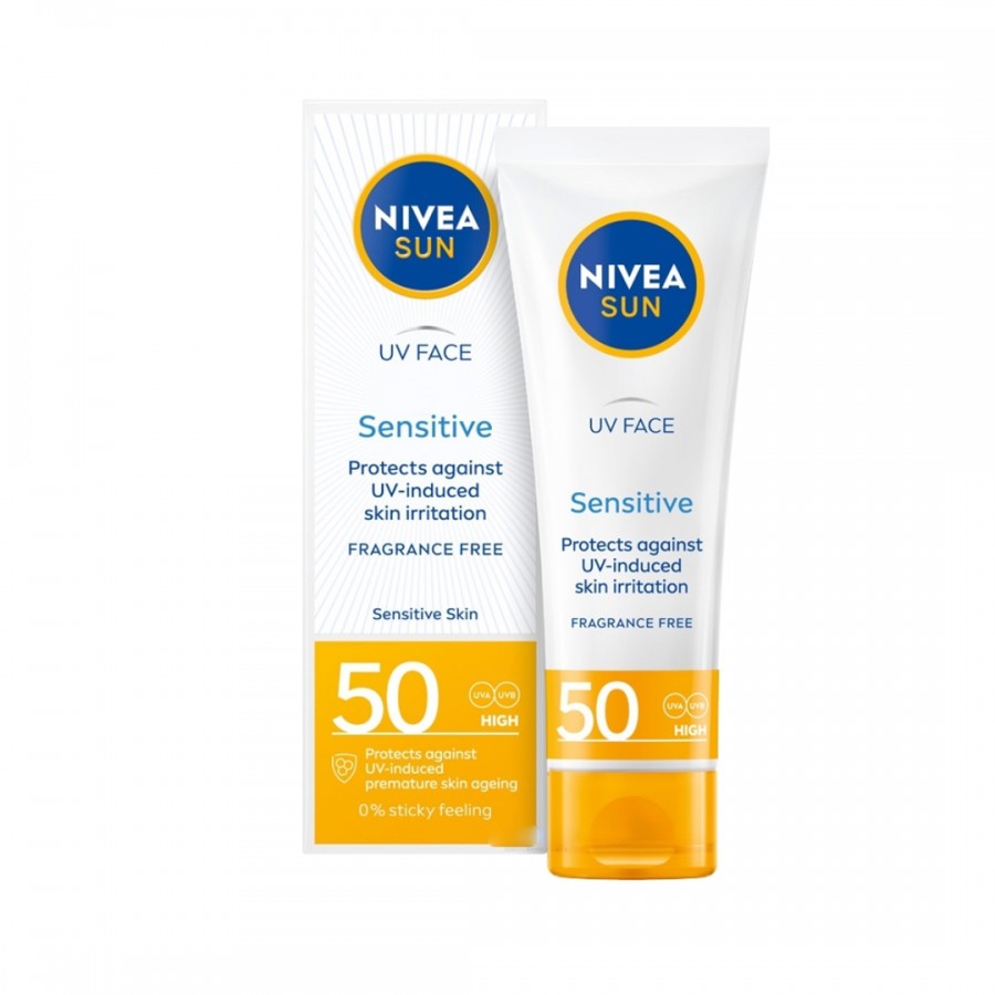 Nivea Sun Face Cream White SPF 50 -50ml