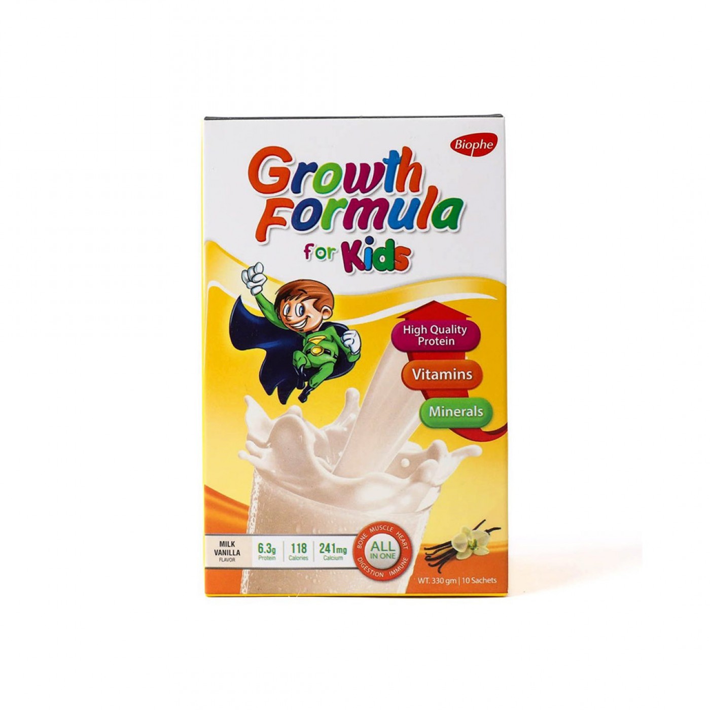 Growth Formula For Kids Vanilla 10 Sachets