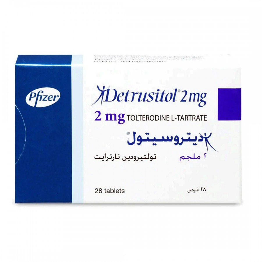 DETRUSITOL 2MG TAB 28'S