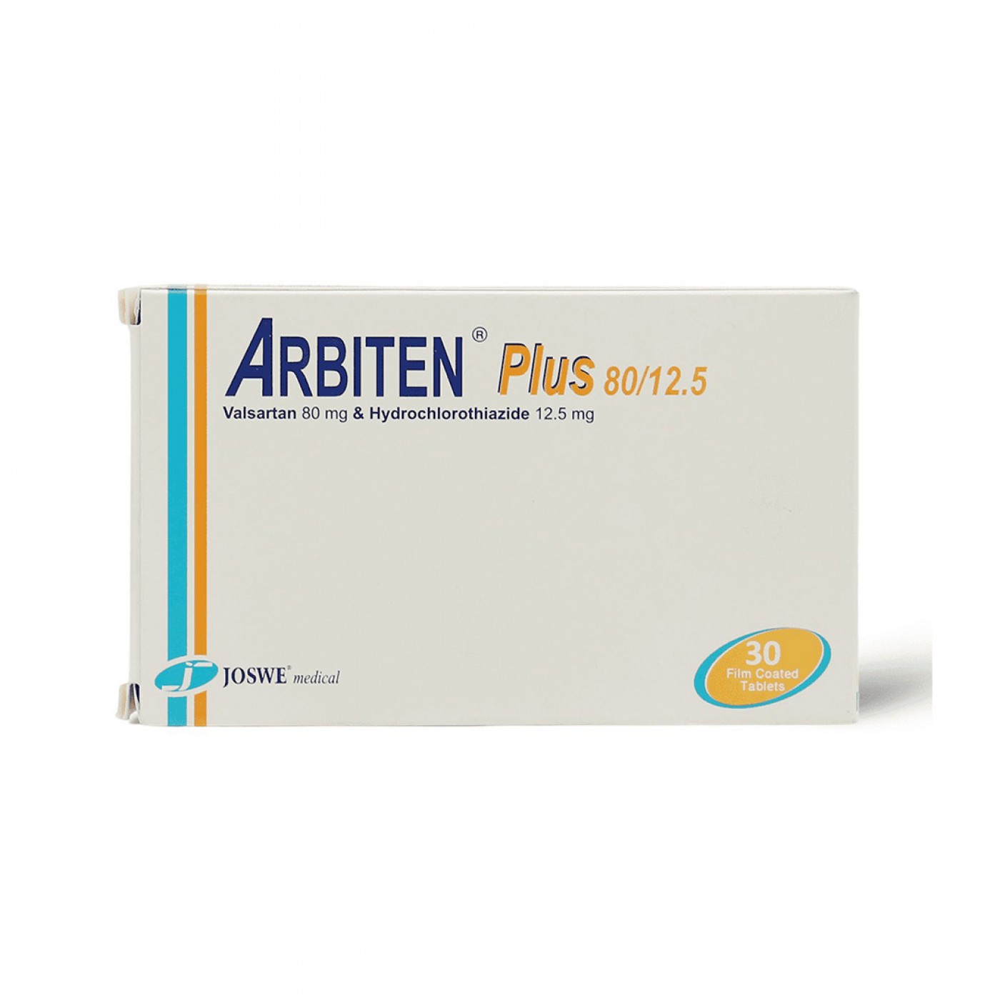 ARBITEN PLUS 80/12.5MG TAB 30'S