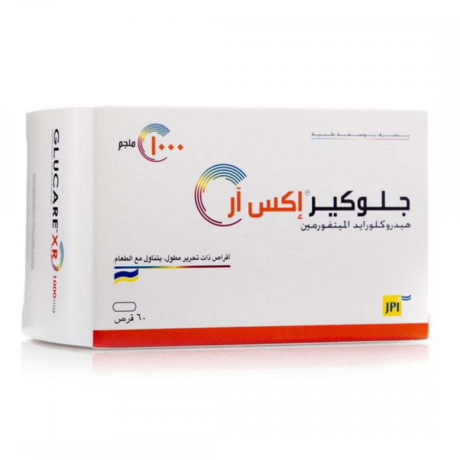 GLUCARE XR 1000MG TAB 60'S