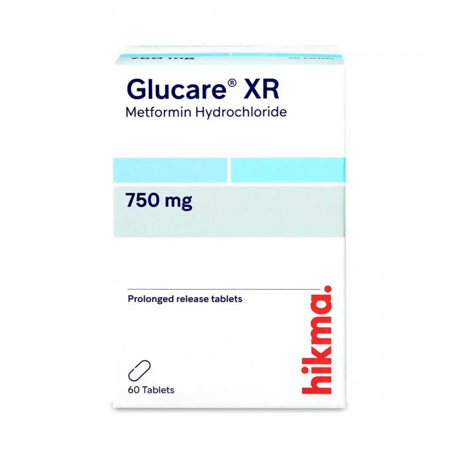 GLUCARE XR 750 MG TAB 60'S