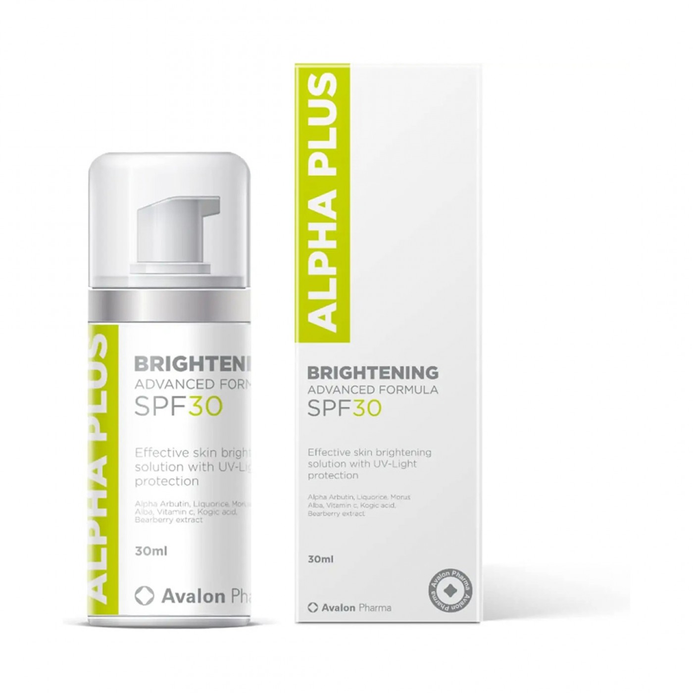 Avalon Alpha Plus Brightening Advanced Solution Spf30 - 30 ml