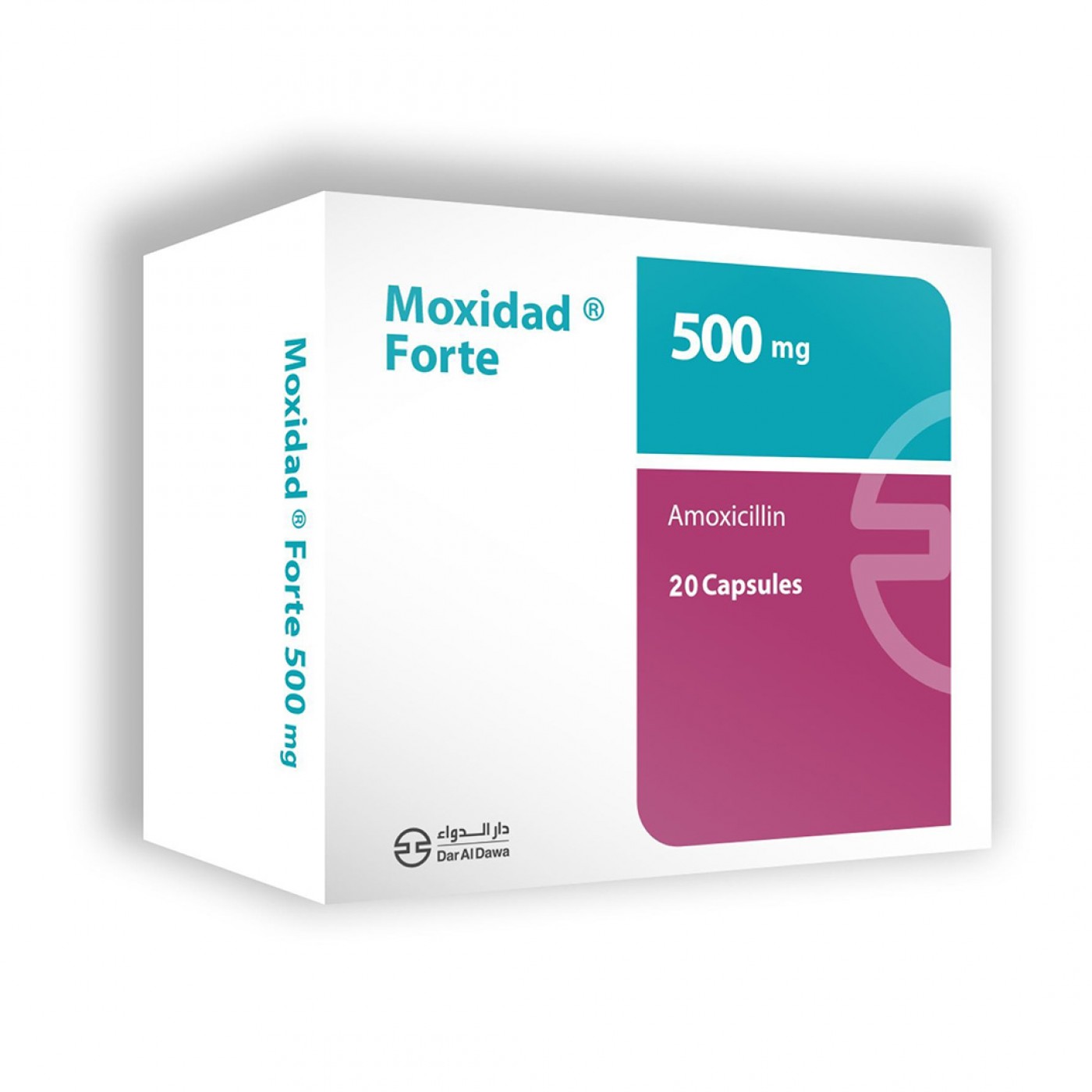 MOXIDAD FORTE 500MG CAP 20'S