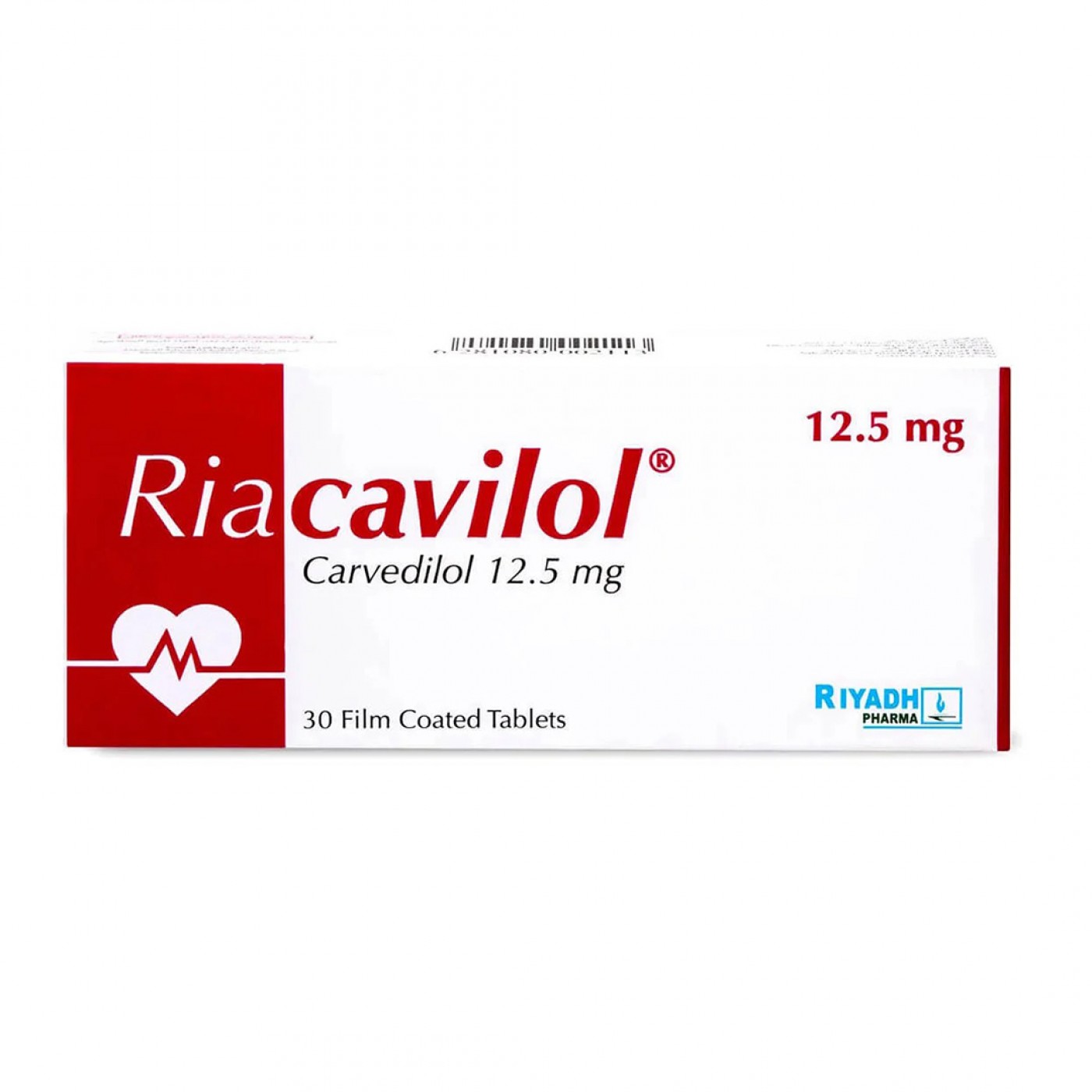 RIACAVILOL 12.5MG TAB 30'S
