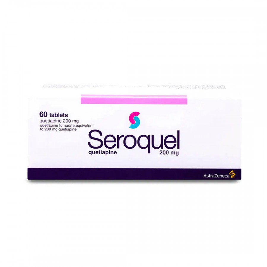 SEROQUEL 200MG TAB 60'S
